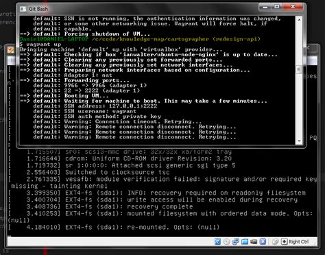 windows vagrant remote connection disconnect while booting stack overflow