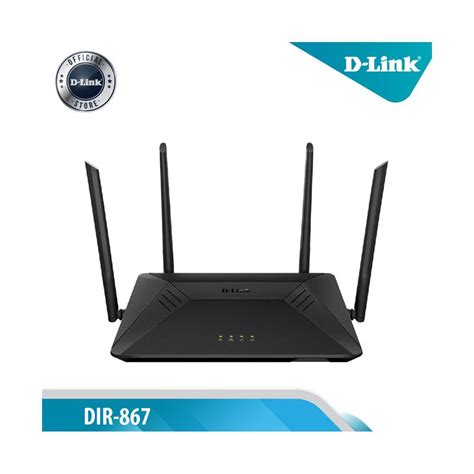 Jual D Link DIR 867 Wireless AC1750 MU MIMO High Power Wi Fi Gigabit