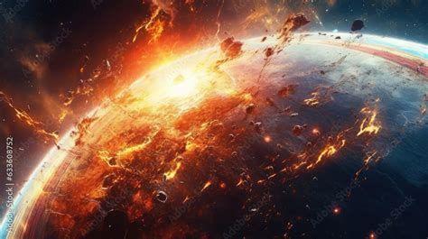 Spacecraft Orbits Planet In Stunning Outer Space Professional Photos