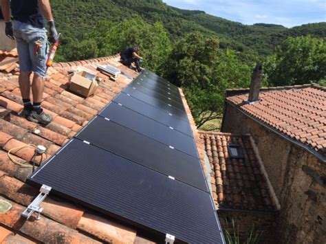 Installation Photovoltaïque en Autoconsommation modules AEG 300Wc et