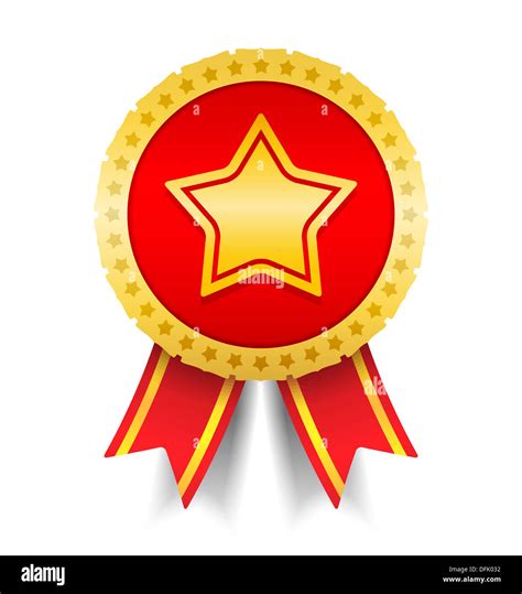 Medalla de la estrella de oro Imágenes recortadas de stock Alamy