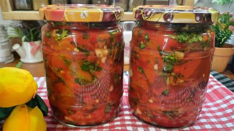 ZIMNICA belolučene paprike Top recept paprike sa belim lukom YouTube