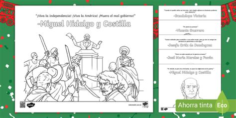 Dibujos de la Independencia de México para niños Twinkl