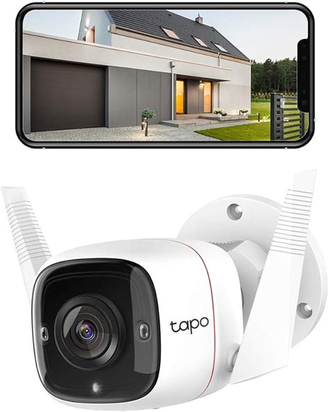 C Mera De Seguran A Externa Wi Fi Tp Link Tapo C Compat Vel