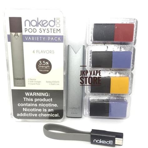 Jual Naked 100 Pod Starter Kit Pods System Authentic By Naked100 Jp