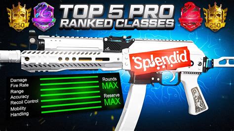 NEW TOP 5 UPDATED Pro Meta Best Ranked Play Classes MW2 Season 3