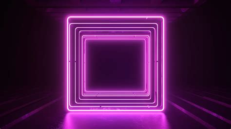 Neon Squares Clipart PNG Images Neon Square Frame Neon Png Neon Glow