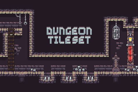 Dungeon Tileset 16x16 2D Environments Unity Asset Store