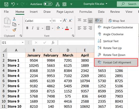 How To Rotate Cell Contents In Excel Rotate Text In A Cell Earn And