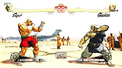 Sagat Vs Gouken Hardest Street Fighter 4 YouTube