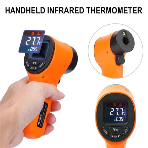 Mesure thermique Thermomètre pistolet industriel sans Contact 50 550
