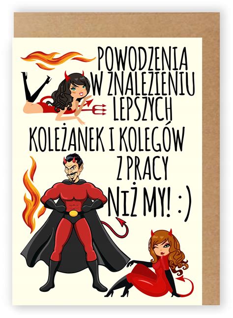 Kartka na pożegnanie koleżanki kolegi z pracy 12455225052 Allegro pl