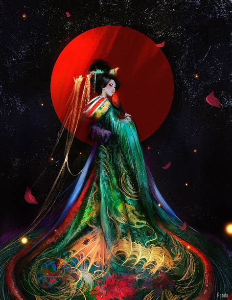 Yana panda mujer japonés dibujo mujeres japonesas vestir ropa
