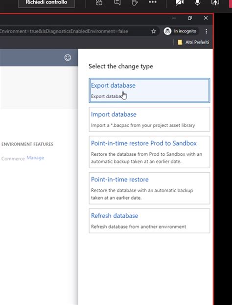 ax d365fo export a database from lcs environments ax dynamics 365 for finance and