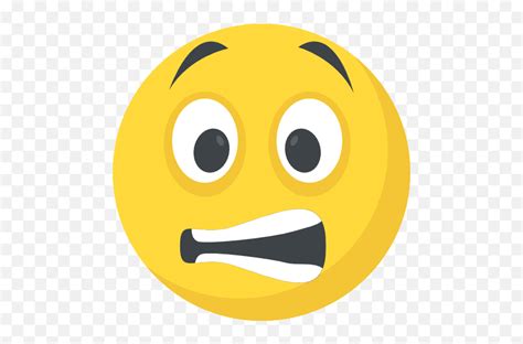 Scared Free Smileys Icons Icono Asustado Png Scared Emoji Png Free