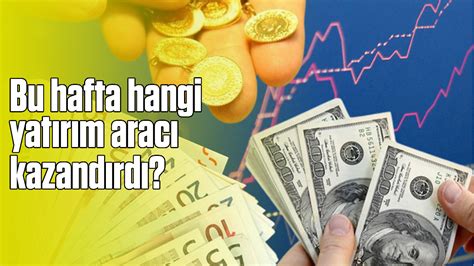 Bu hafta hangi yatırım aracı kazandırdı Aydın Ses Gazetesi En