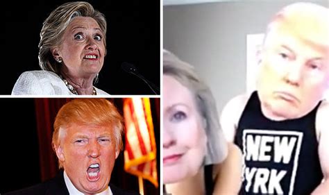 US Election 2016 Porn Donald Trump Sex Tape With Hillary Clinton