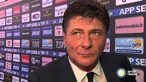 Le Parole Di Walter Mazzarri Post Palermo Inter Youtube