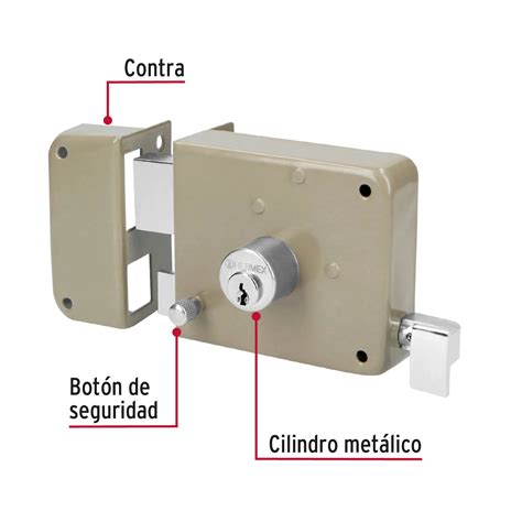 Cerradura sobreponer izq instala fácil blíster Basic