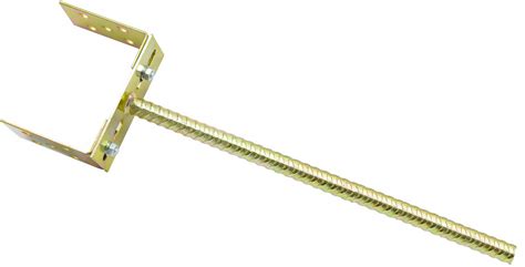Podstawa słupa wspornik kotwa 0 160 XXL pręt 410mm Podstawa słupa pręt