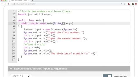 java program divide two integers