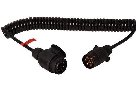 Adapter Spiraalkabel 7 Aderig 13 Polige Stekker En 7 Polige Stekker
