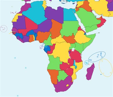1f Geography Of The World Mapping All African Nations Diagram Quizlet