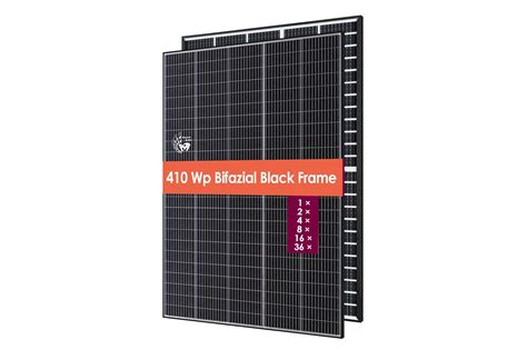 Maysun MS410MDG 40H TwiSun Solarmodul 410W Bifazial Black Frame