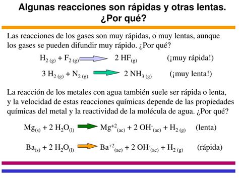 Ppt Cap Tulo Cin Tica Velocidad Y Mecanismos De Las Reacciones