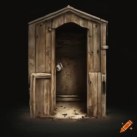 Cabin Toilet In A Post Apocalyptic Wasteland On Craiyon