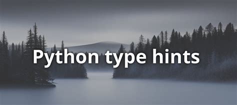 introduction to python type hints practical machine learning and ai