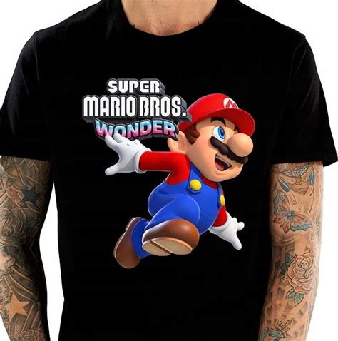 Mario Bros Wonder Gra T Shirt Koszulka Męska XL Ceny i opinie Ceneo pl