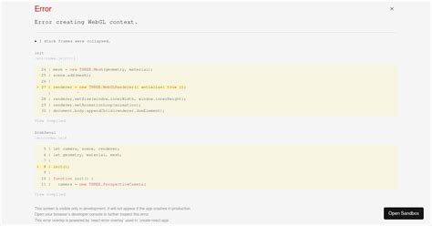 Three Js Example Codesandbox