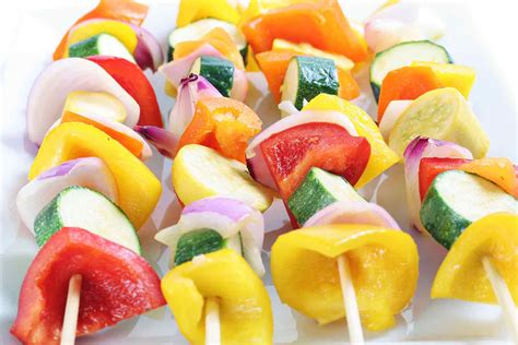Fresh Vegetable Kabobs Recipe Veggie Fest
