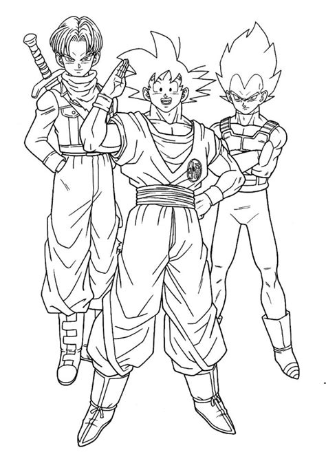 Coloriage Dragon Ball Z Notre livre GRATUIT à télécharger