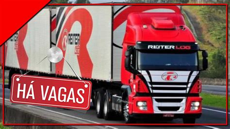 Transportadora Reiter Log Abre Vagas Para Motorista Rodotrem