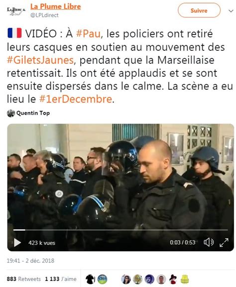 Afp Factuel On Twitter Des Policiers Ont Ils Retir Leur Casques