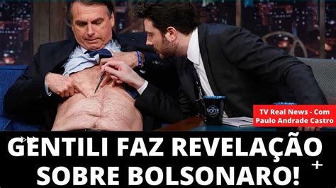 PLANTÃO REAL NEWS Danilo Gentili faz revelação e detona Bolsonaro