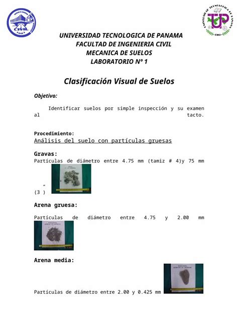 Doc Clasificacion Visual De Suelos Dokumen Tips
