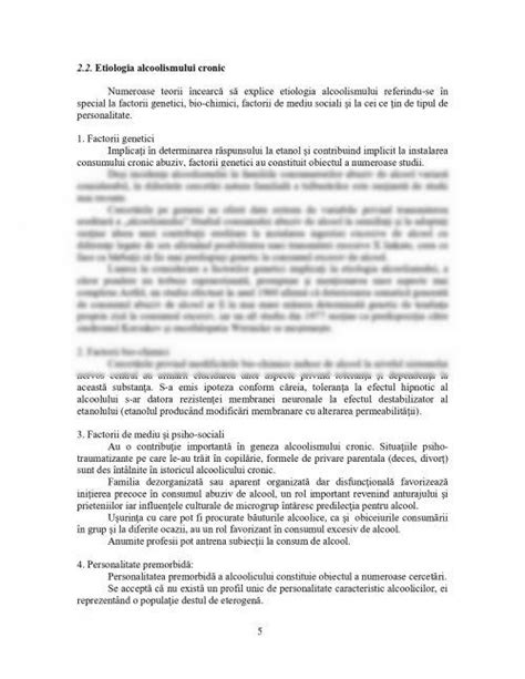 Atestat Îngrijirea pacientului cu alcoolism cronic Atestat Asistență