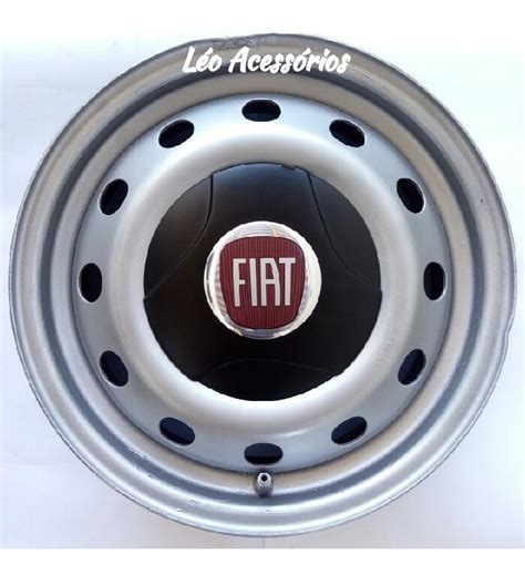 Jogo Calota Central Aro 14 Fiat Siena Palio Uno Strada Wb R 89 90 Em