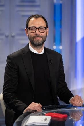 Marco Osnato During Porta Porta Broadcast Editorial Stock Photo Stock