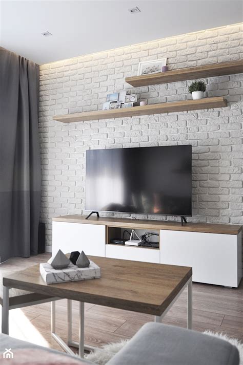 Półki nad tv zdjęcie od STUDIO PNIAK Homebook