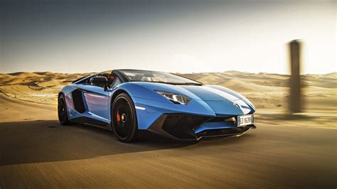 Coole Lamborghini Hintergrundbilder Blau