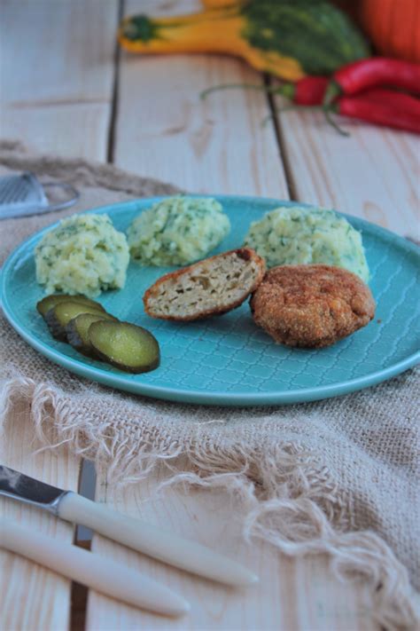 Mielone Kotlety Drobiowe Z Puree Ziemniaczanym I Koperkiem