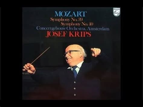 Mozart Symphony No 40 Krips 모차르트 교향곡 40번 크립스 YouTube