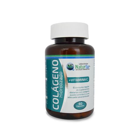 Colágeno Hidrolizado Vit C Cápsulas x 60 Naturfar
