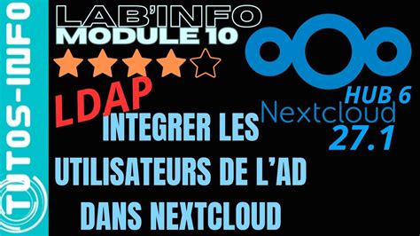 INTEGRER LES UTILISATEURS ACTIVE DIRECTORY DANS NEXTCLOUD AVEC LDAP