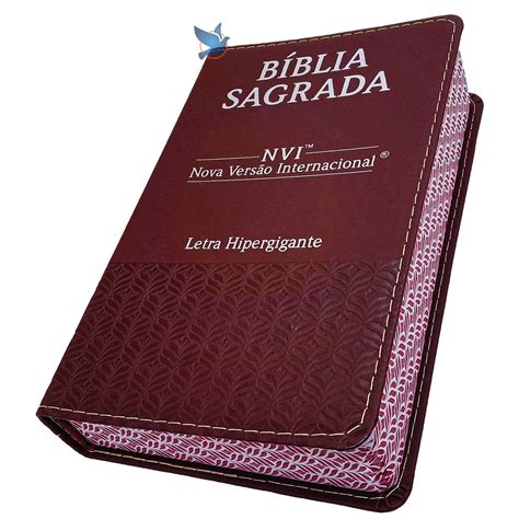 Bíblia NVI Letra Hipergigante Capa PU Luxo Bordô
