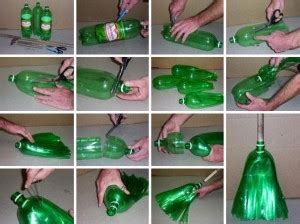 3 Z plastikowych butelek można również zrobić miotłę